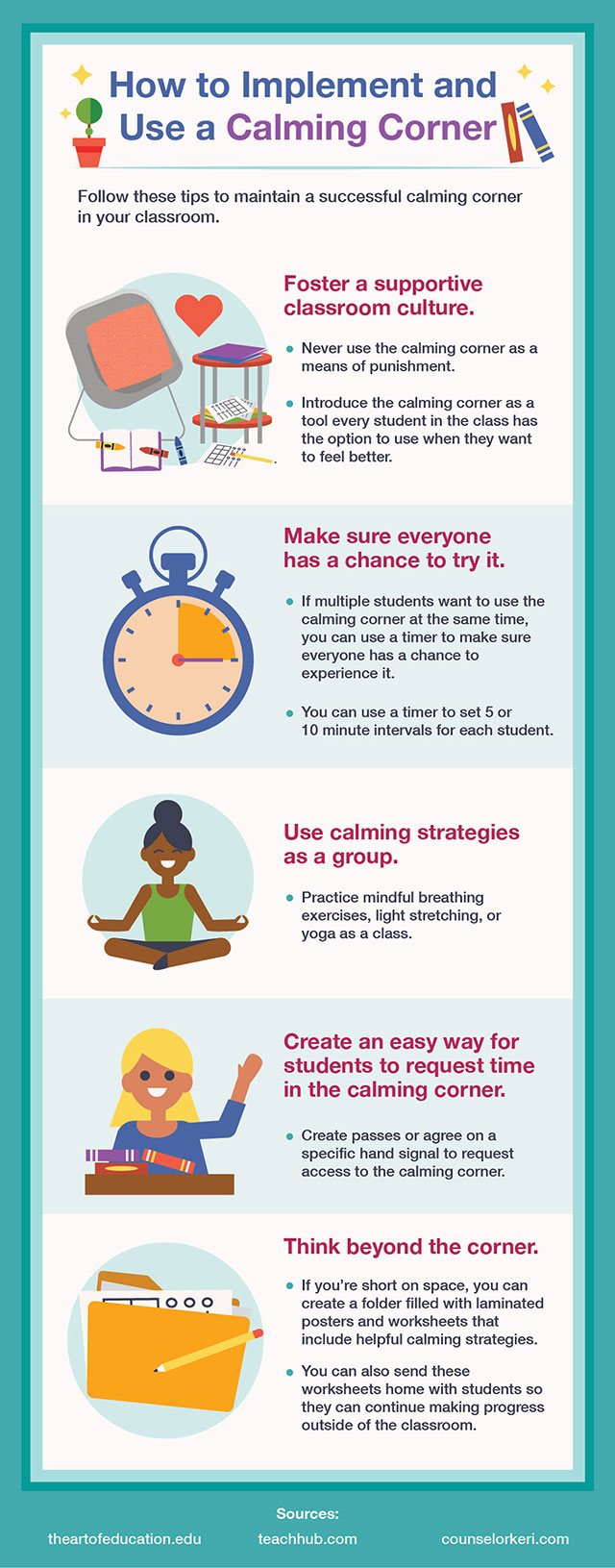 How to create a classroom calming corner (and how it can benefit you ...