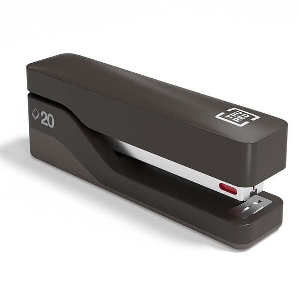 TRU RED™ Desktop Stapler, 20-Sheet Capacity, Black (TR58083) | Quill.com