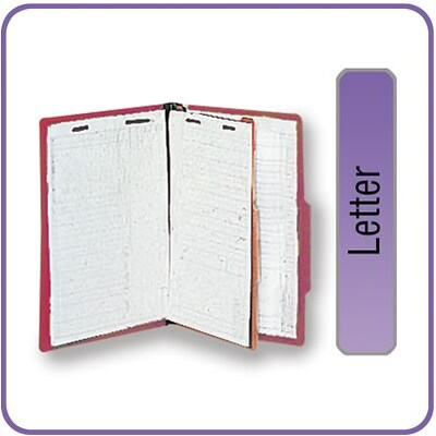 Quill Brand® 2/5-Cut Tab Pressboard Classification File Folders, 1 ...