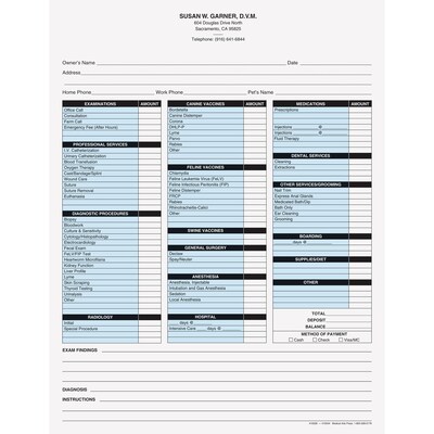 Medical Arts Press® Pre-Printed Charge Slips; Unnumbered | Quill.com