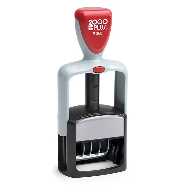 2000 Plus Printer S 260 Date Stamp - Blue & Red Inks (032519) | Quill.com