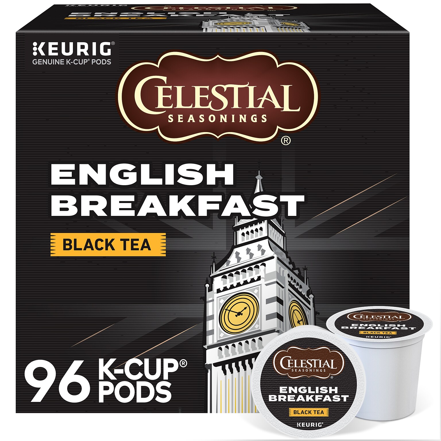 Celestial Seasonings Breakfast Blend Black Tea, Keurig® K-Cup® Pods, 96 ...