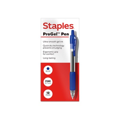 Pilot G2 Retractable Gel Pens, Fine Point, 0.7mm, Blue Ink, Dozen ...