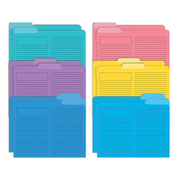 Better Office Heavyweight File Folders, 1/3-Cut Tab, Letter Size ...