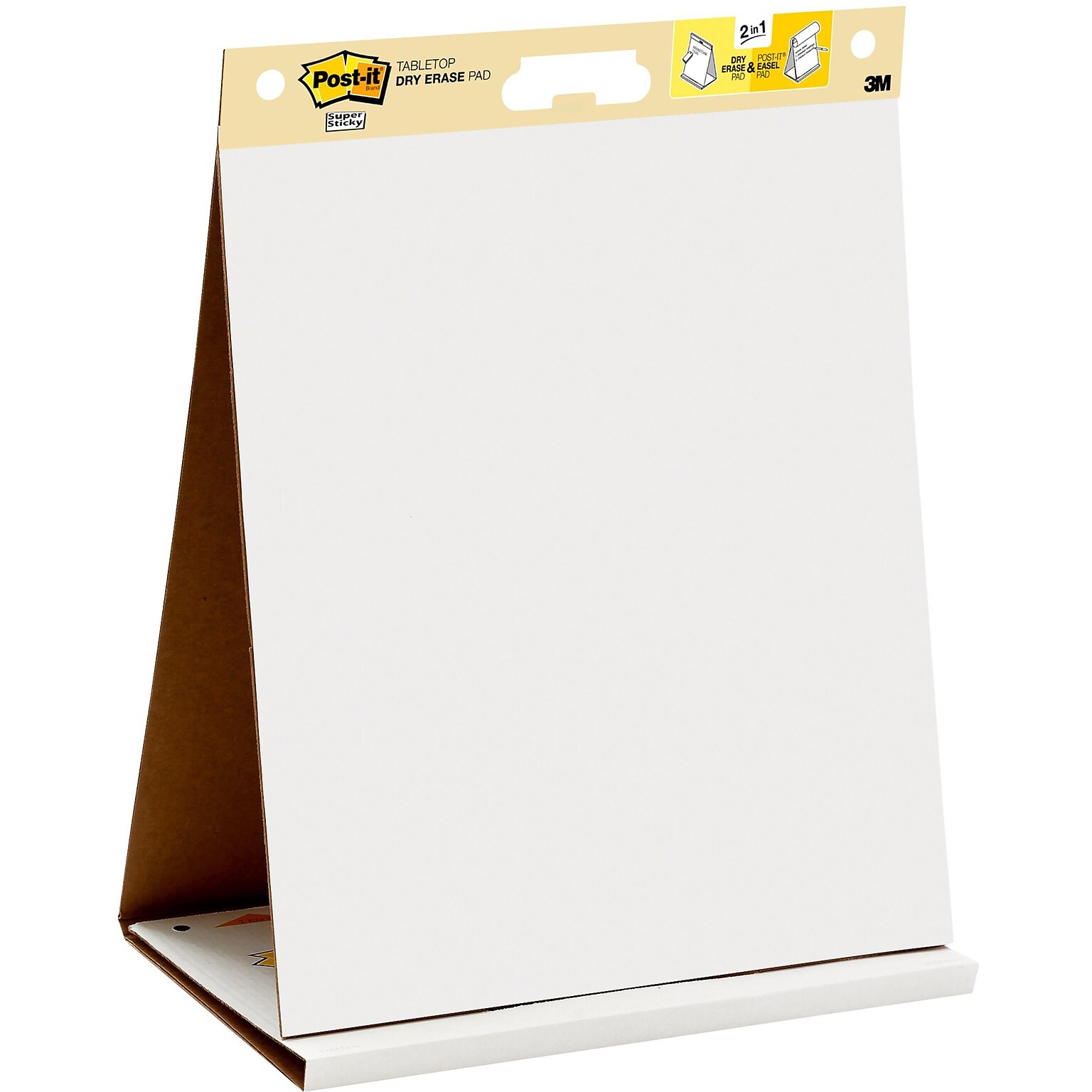 Post-it Super Sticky Tabletop Easel Pad with Dry Erase Surface, 20" x ...