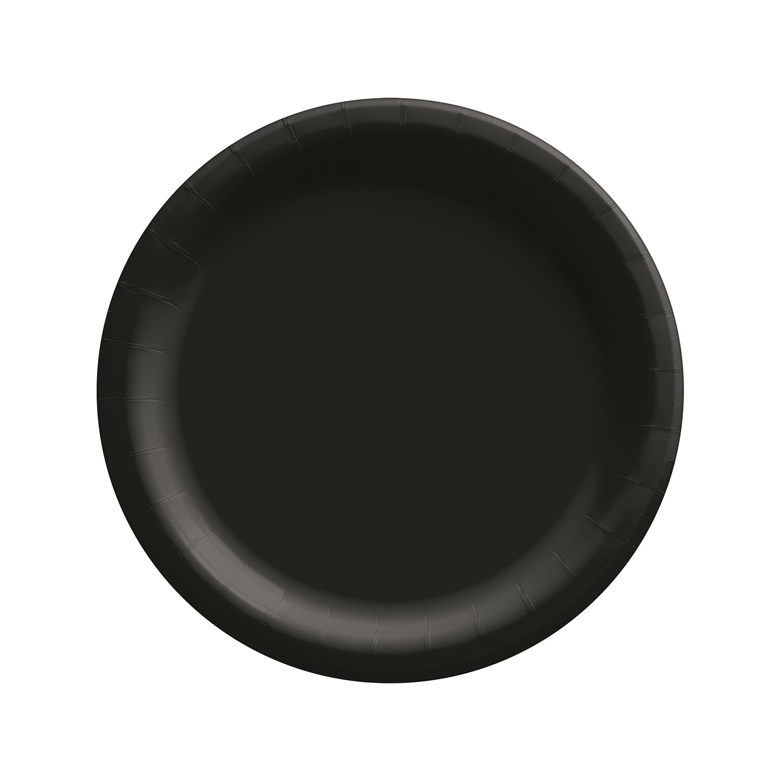 Amscan 8.5" Paper Plate, Black, 50 Plates/Pack, 3 Packs/Set (650011.10 ...
