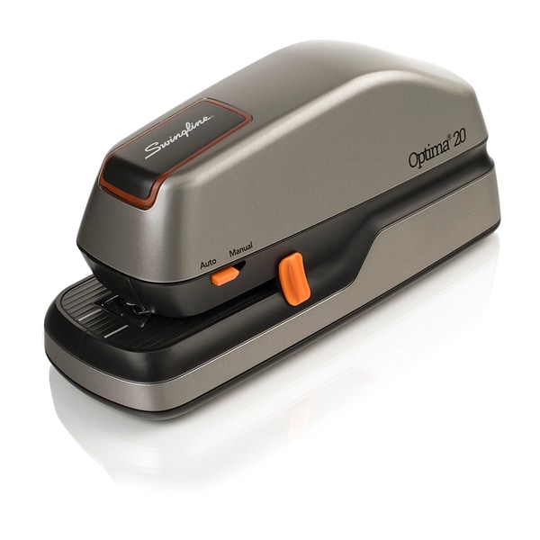 Swingline Optima 20 Electric Desktop Stapler, 20-Sheet Capacity, Gray ...