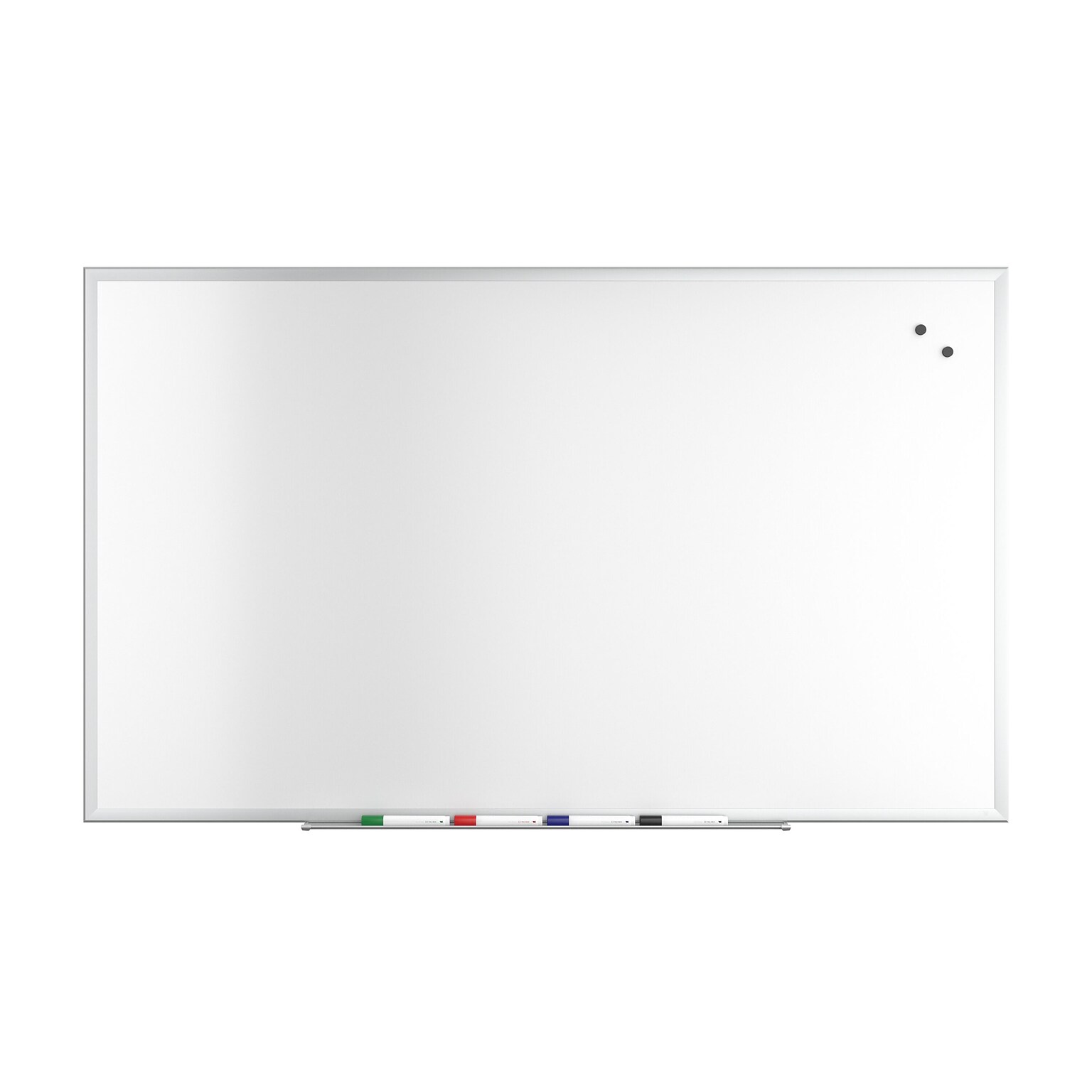 TRU RED™ Magnetic Steel Dry Erase Board, Satin Frame, 5' x 3' (TR61176 ...