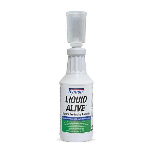 LIQUID ALIVE Odor Digestant Enzyme Multi-Surface and Drain Cleaner, 32 ...
