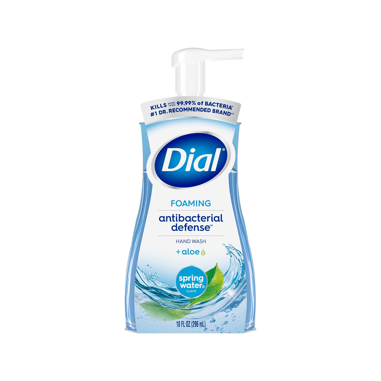 Dial Antibacterial Foaming Hand Soap, Spring Water Scent, 8/Carton ...