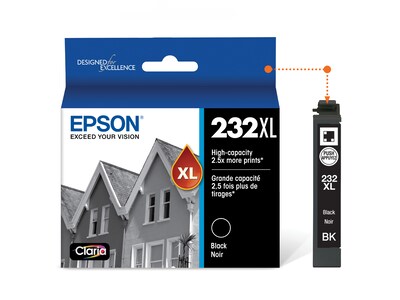 Epson 232XL Black High Yield Ink Cartridge (T232XL120-S) | Quill.com