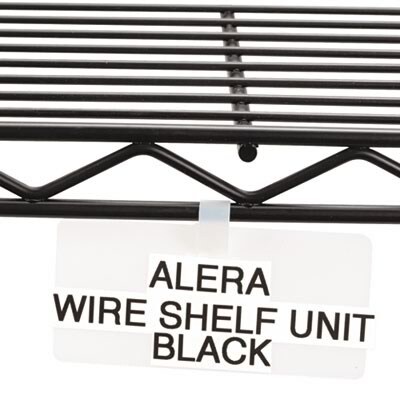 Shelf Tags for Wire Rack, 3 1/2 x 1 1/2, White, 10/Pack | Quill.com
