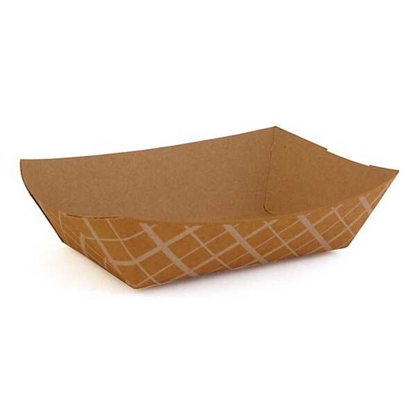 Southern Champion 6" x 4" x 1.5" Kraft Paperboard Food Tray, Brown ...