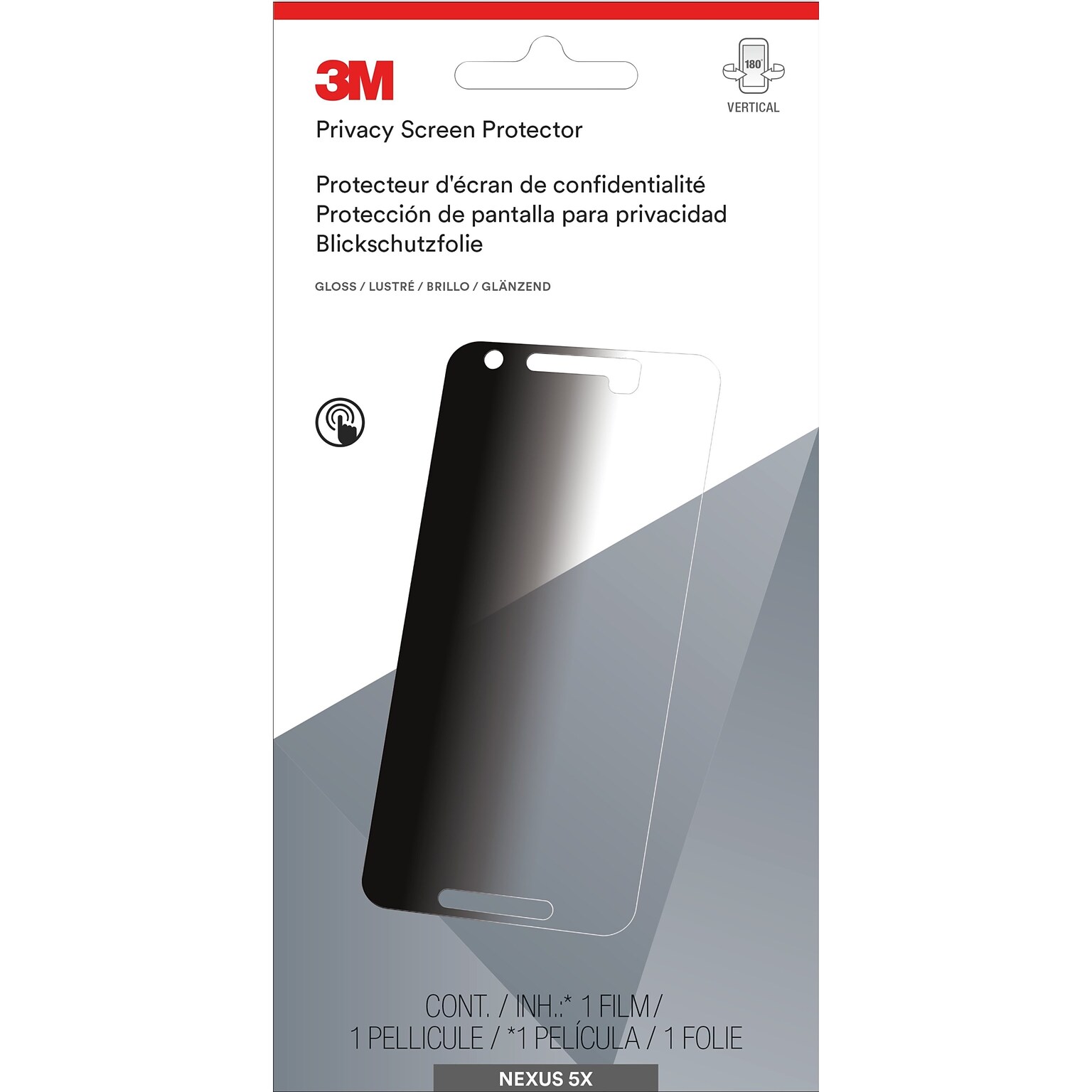 3M™ MPPGG002 5.2" Privacy Screen Protector, LCD | Quill.com