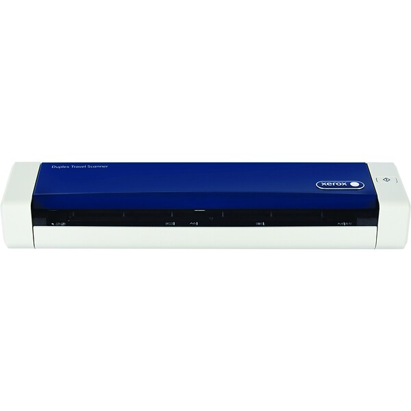 Xerox Duplex Travel Scanner 100N03205 Portable, Blue/White | Quill.com