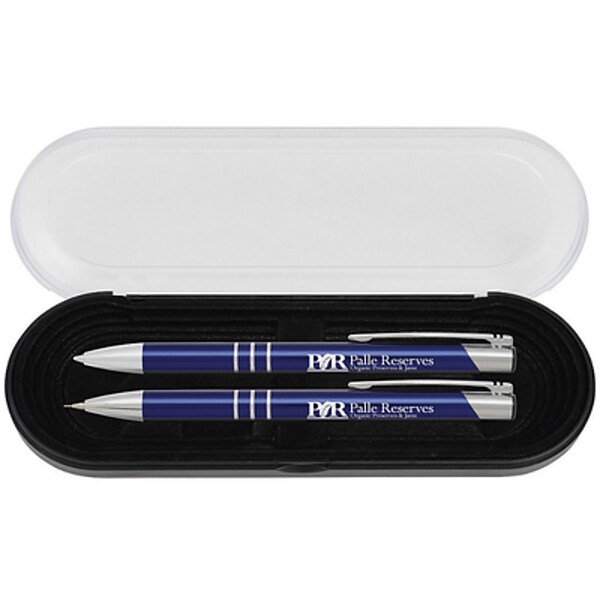 Custom Triple Classic Pen And Pencil Gift Set | Quill.com