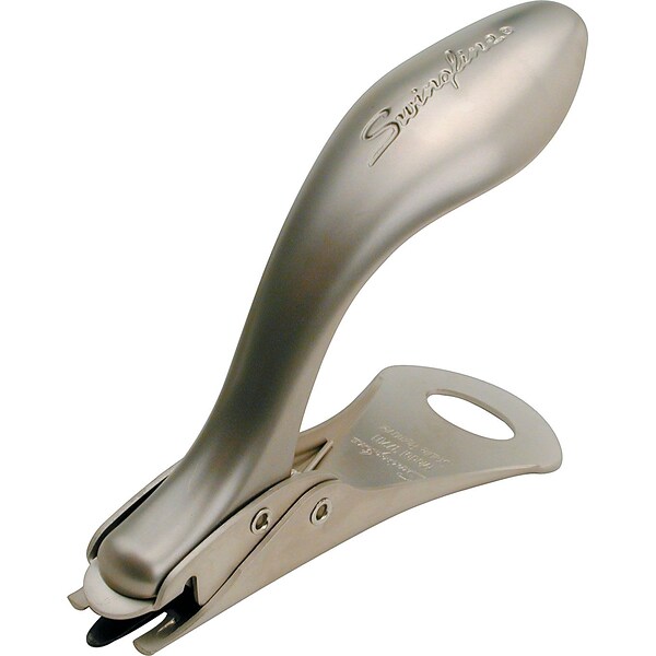 Swingline® Heavy Duty Spring-Loaded Push Staple Remover, Silver Chrome ...