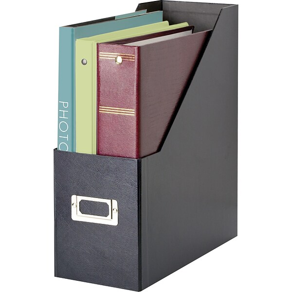 Snap-N-Store™ Magazine File, 1 Jumbo Compartment, Black, 13"H x 4 1/2"W ...