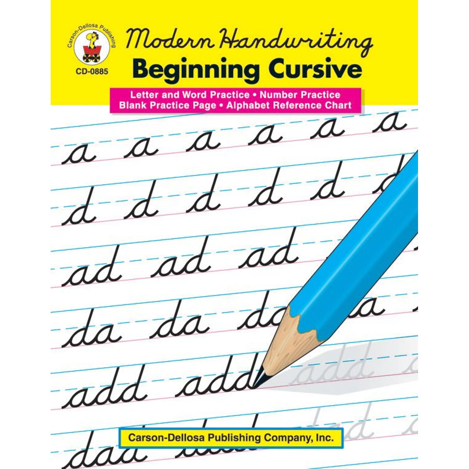 Carson-Dellosa Modern Handwriting: Beginning Cursive Resource Book ...