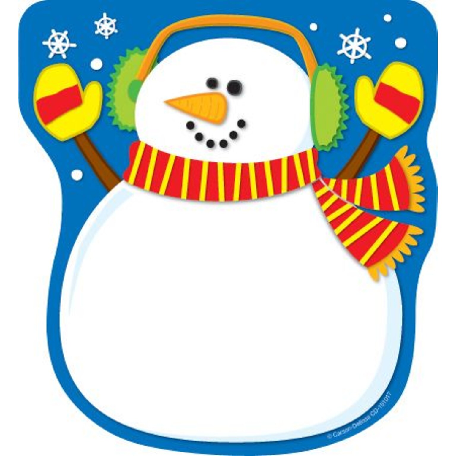 Carson-Dellosa Snowman Notepad | Quill.com