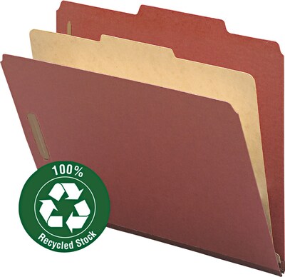 Smead Recycled Heavy Duty Pressboard Classification Folder, 2 ...