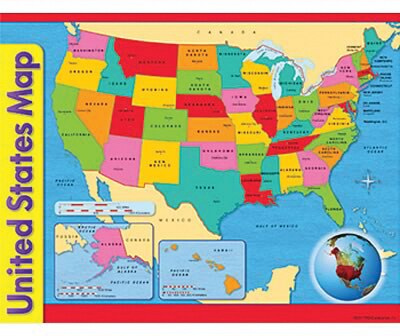 United States Map Learning Chart | Quill.com