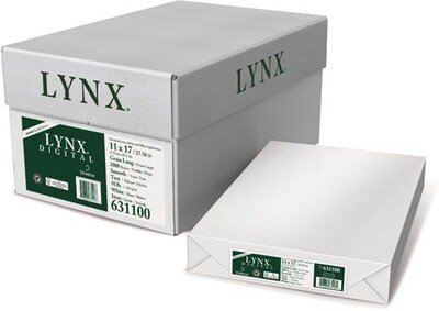 Domtar Lynx Opaque Digital Ultra Smooth Laser Paper, 11" x 17", 70 lbs ...