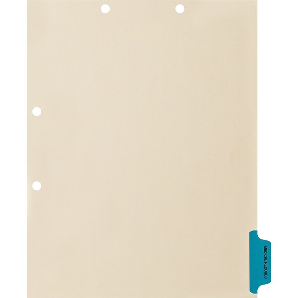 Medical Arts Press® Position 6 Colored Side-Tab Chart Dividers, Medical ...