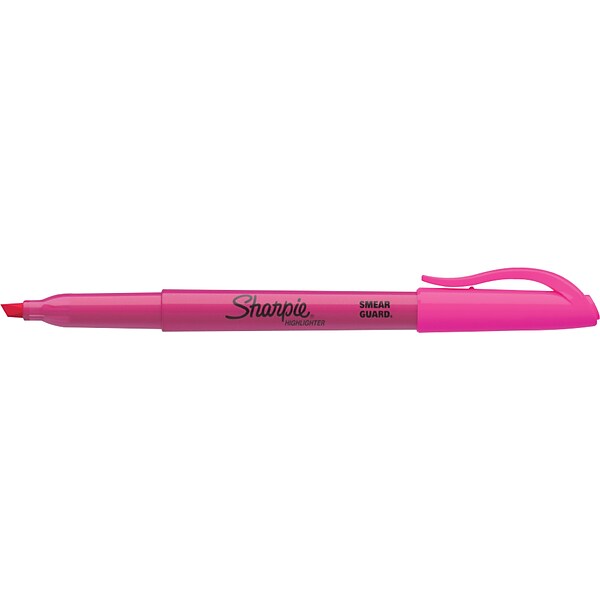 Sharpie Stick Highlighter, Chisel Tip, Pink (27009) | Quill.com