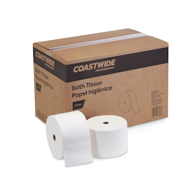 Coastwide Professional J-Series 2-Ply Small Core Bath Tissue, White ...