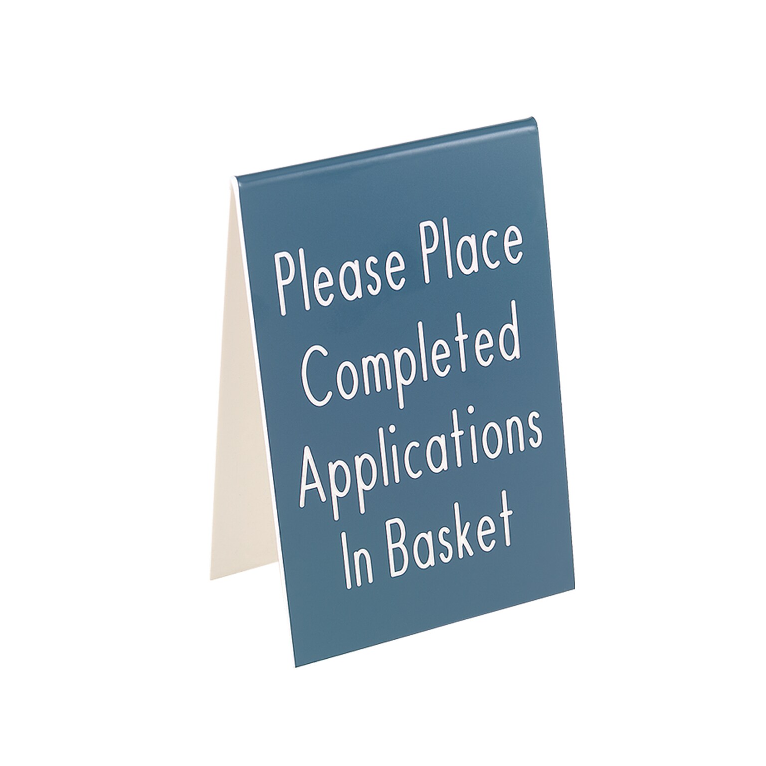 Custom Engraved Table Tent Sign, 6" x 4" | Quill.com