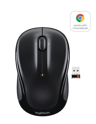 Logitech M325 Wireless Optical Mouse, Black (910-002974) | Quill.com
