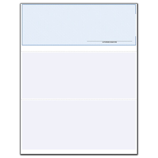 Custom Laser Top Checks, Lined, 1 Ply, 1 Color Printing, Standard Check ...