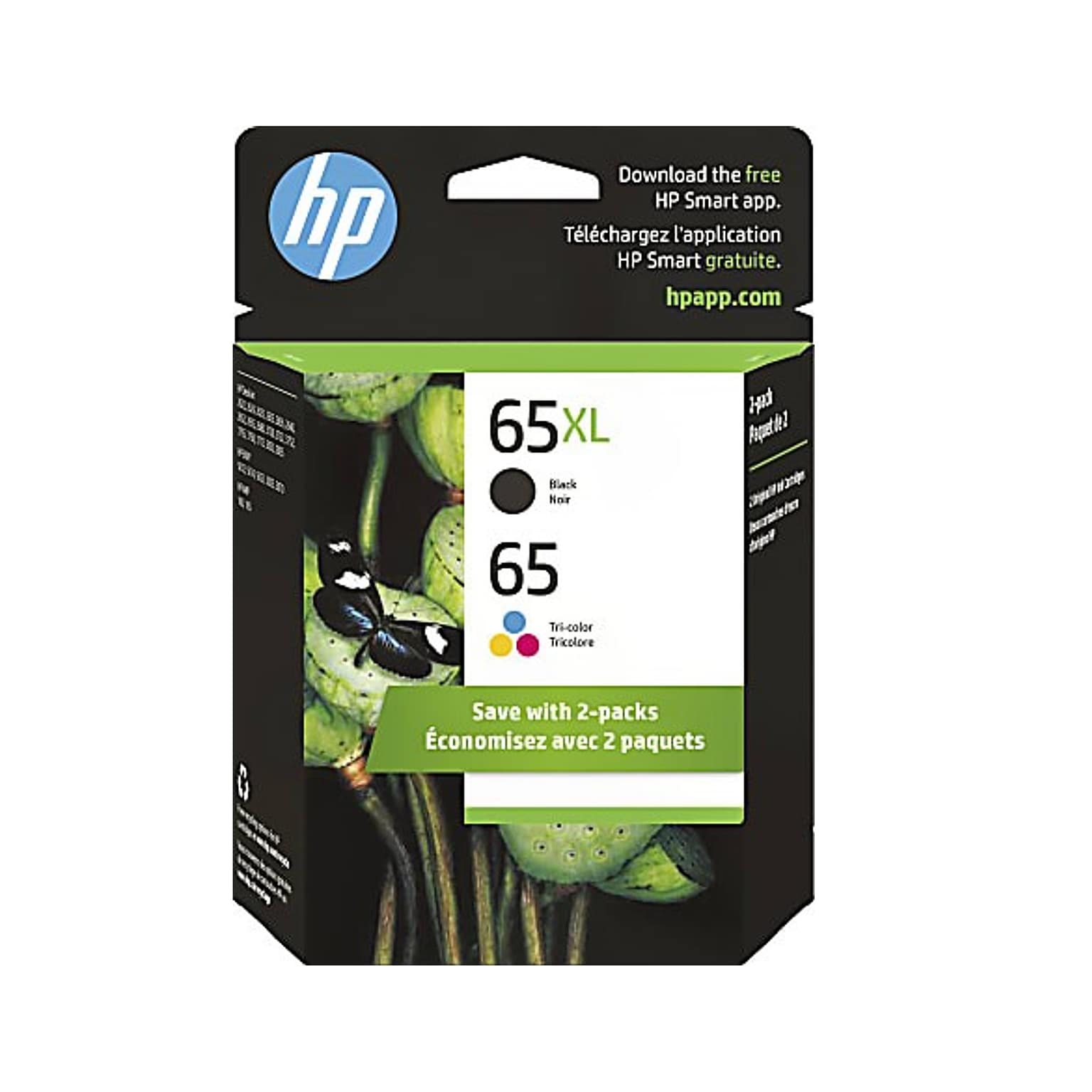 Hp 65xl 65 Ink Cartridge Black High Yield Standard And Tri Color Standard