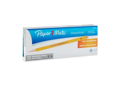 Paper Mate Sharpwriter Mechanical Pencils, No. 2 Medium Lead, 12/Pack ...