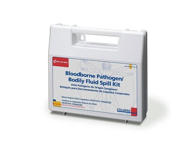 First Aid Only Wall-Mount Bloodborne Pathogen And Bodily Fluid Spill ...