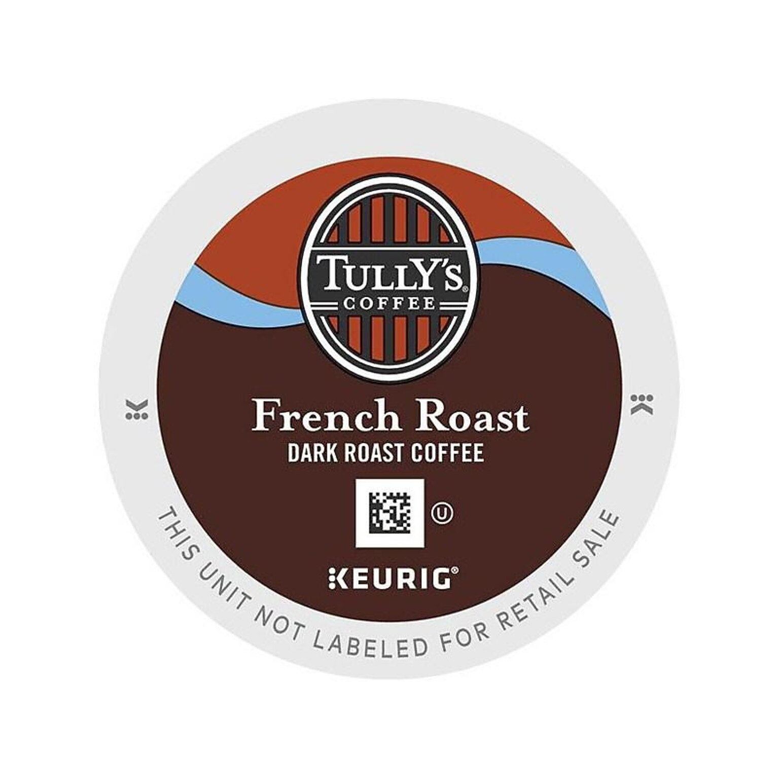 Tully's French Roast Coffee, Keurig® K-Cup® Pods, Dark Roast, 96/Carton ...