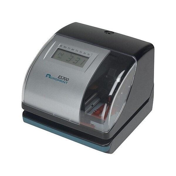 Acroprint ES700 Atomic Time Recorder Punch Card Time Clock System ...