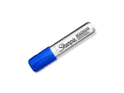 Sharpie Pro Magnum Permanent Marker, Chisel Point, Blue (44003) | Quill.com