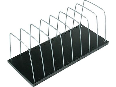 STEELMASTER Adjustable File Organizer, Black (2649012BK) | Quill.com