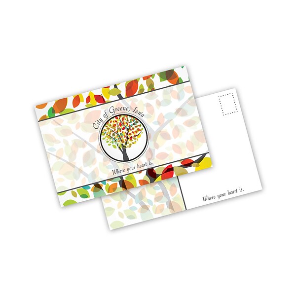 Custom Full Color Postcards, 4" x 6", 14 pt. Uncoated Stock, 2-Sided ...
