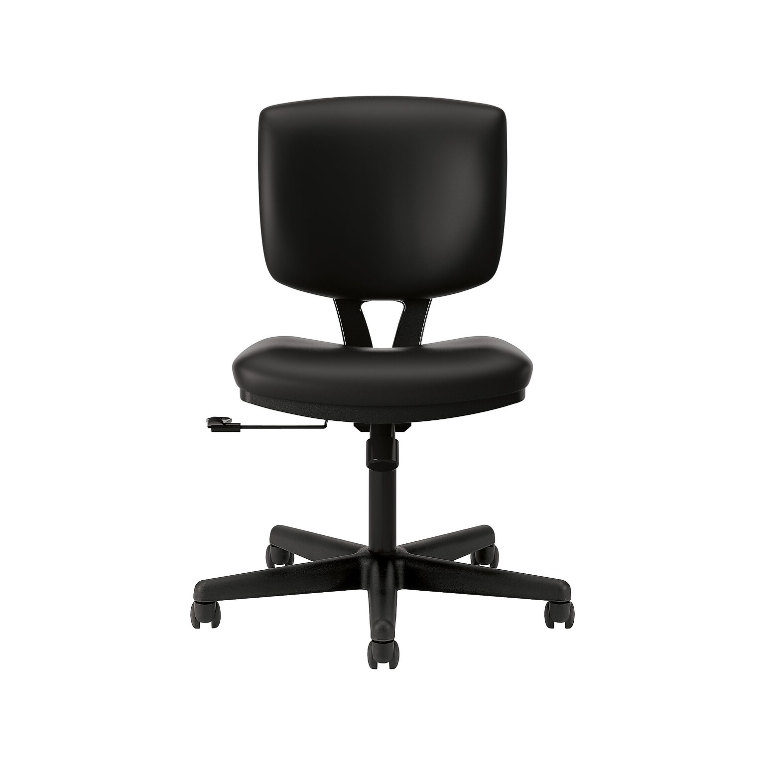 HON Volt Leather Task Chair, Black (HON5701SB11T) | Quill.com