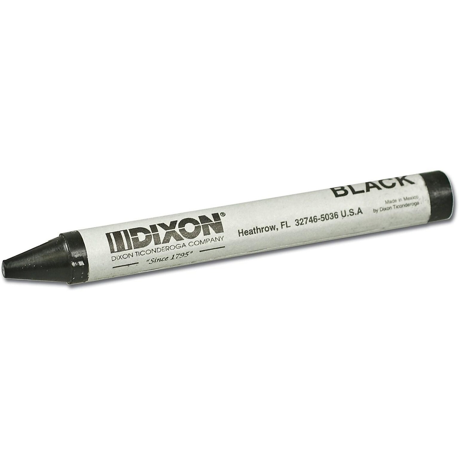 Dixon American Classic Professional Crayons, Black, Dozen (05005 ...