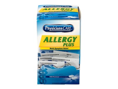 Physicians Care Allergy Plus Multi-Symptom Relief Tablets, 4 Hours, 2 ...