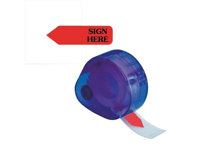 Redi-Tag Sign Here Flags, Red, 1.88" Wide, 120/Pack (81024) | Quill.com