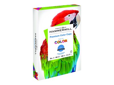 Hammermill Premium 11" x 17" Color Copy Paper, 28 lbs, 100 Brightness ...