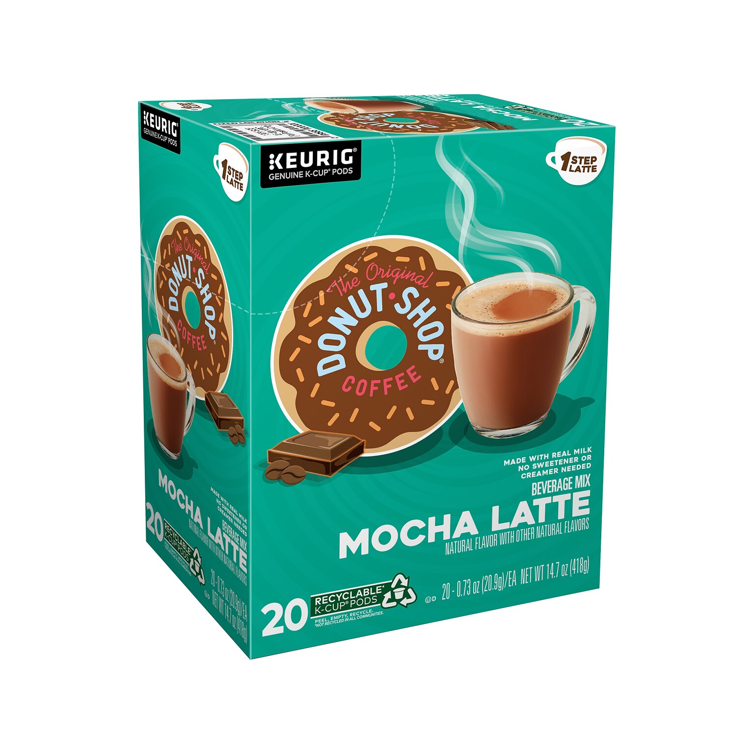 The Original Donut Shop One Step Mocha Latte Coffee Keurig® K Cup® Pods