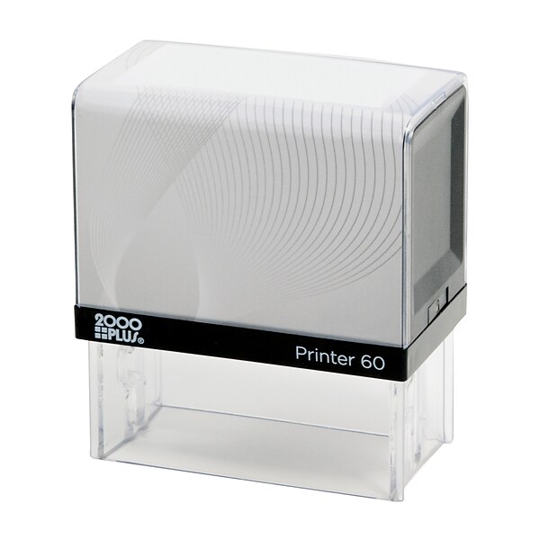 Custom 2000 Plus® Self-Inking Printer 60 Notary Stamp, 1.38" x 2.94 ...