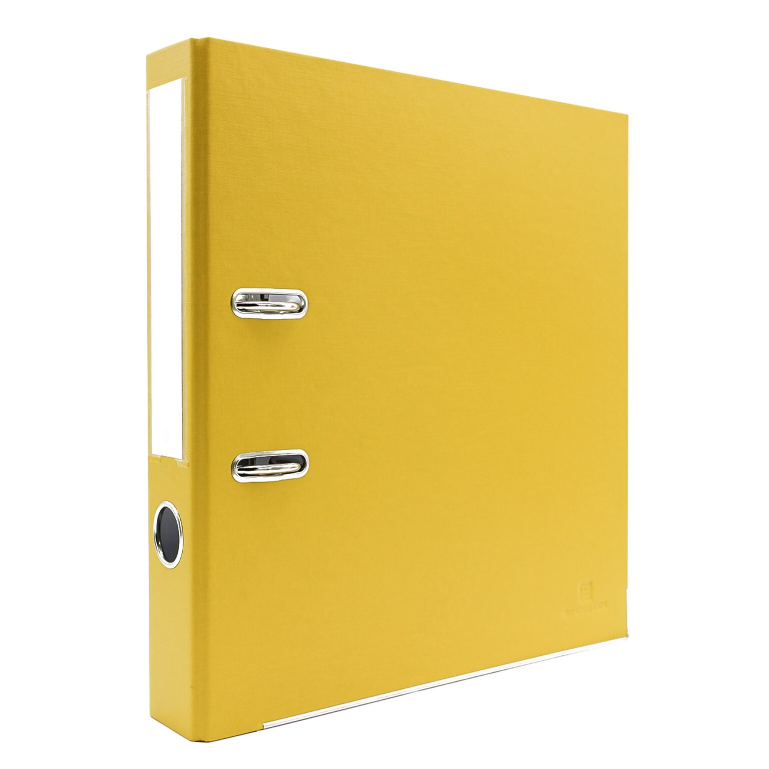 Bindertek Premium 2" 2-Ring Non-View Binders, Yellow (SLN-YE) | Quill.com