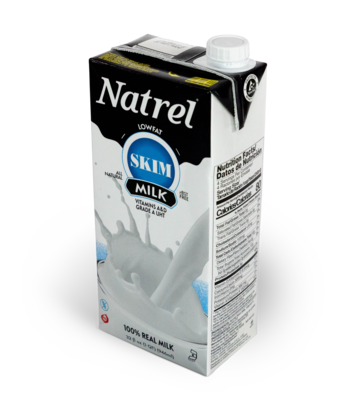 Natrel Skim Milk, 32 oz., 12/Carton (PAU93047) | Quill.com